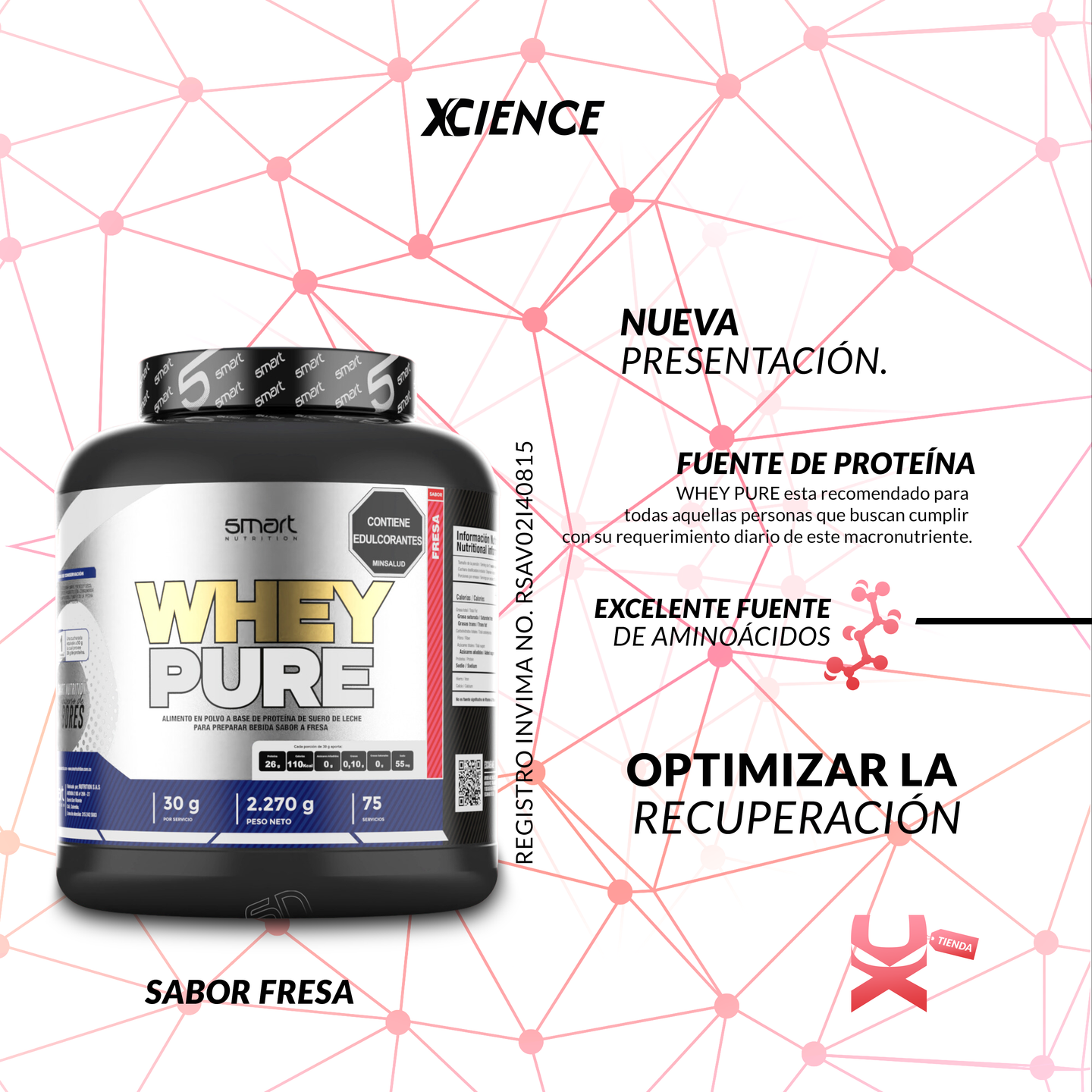 CLG 10 - Colágeno hidrolizado con calcio y magnesio – XCIENCE